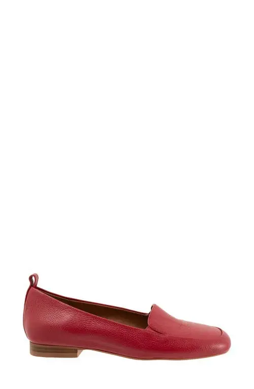 Softwalk Kingston Leather Loafer - Red