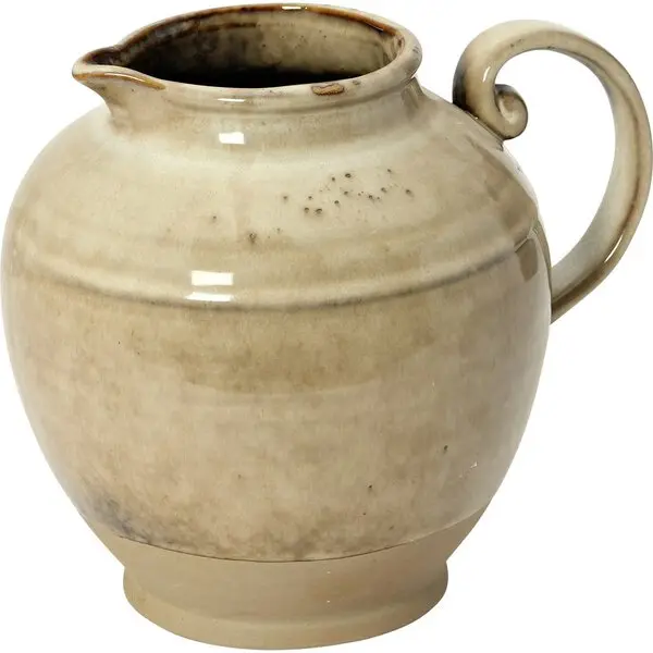 STORIED HOME Stoneware Pitcher