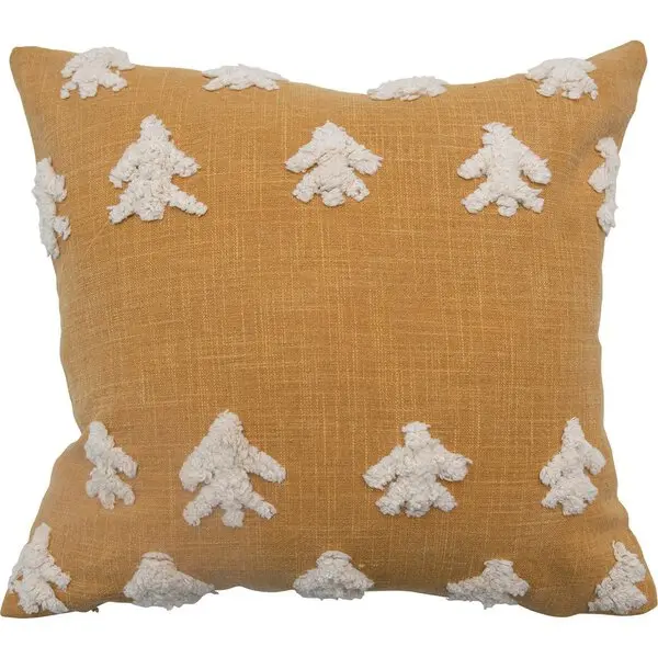 STORIED HOME Stonewashed Cotton Pillow
