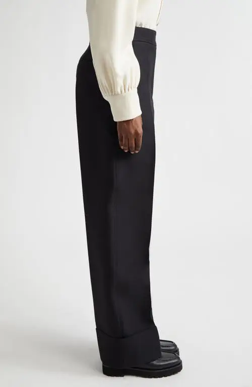 Valentino Garavani Crepe Couture Straight Leg Pants