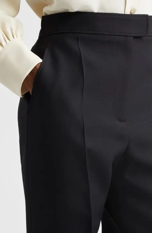 Valentino Garavani Crepe Couture Straight Leg Pants