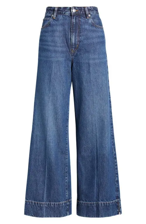 FRAME The Pixie Slice Flare Leg Jeans