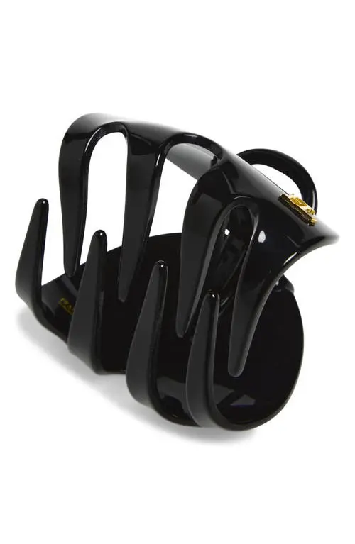 France Luxe Signature Large Octo Clip - Black