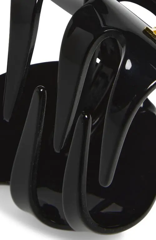 France Luxe Signature Large Octo Clip - Black