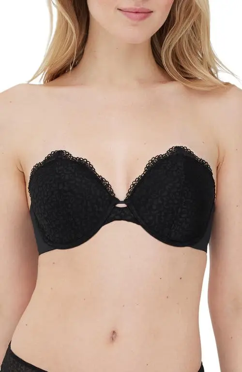SKARLETT BLUE Rouse Full Coverage Lightly Lined Strapless Bra - Black