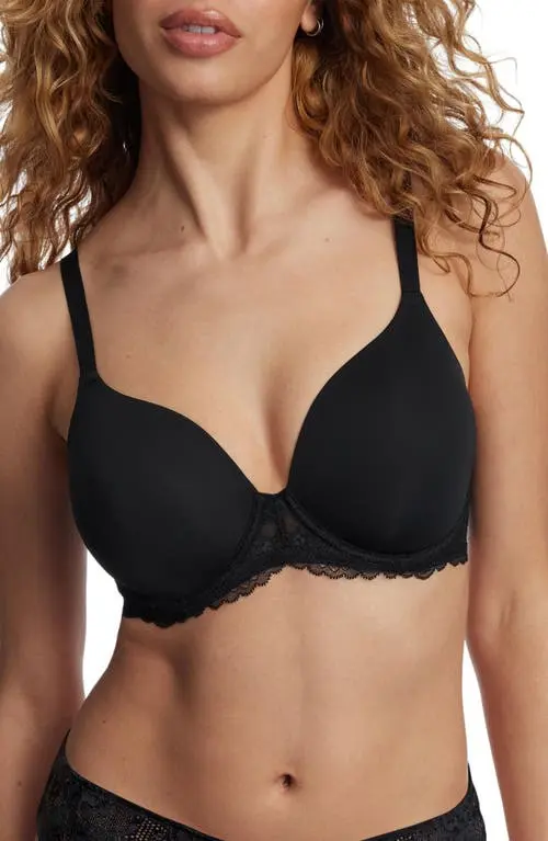 SKARLETT BLUE Minx Full Coverage Side Support T-shirt Bra - Black