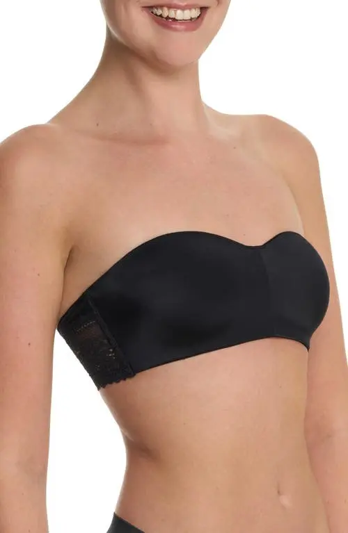 Natori Adapt Smooth Bandeau Strapless Bra - Black