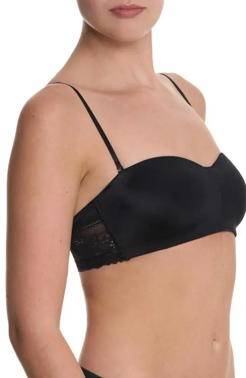 Natori Adapt Smooth Bandeau Strapless Bra - Black