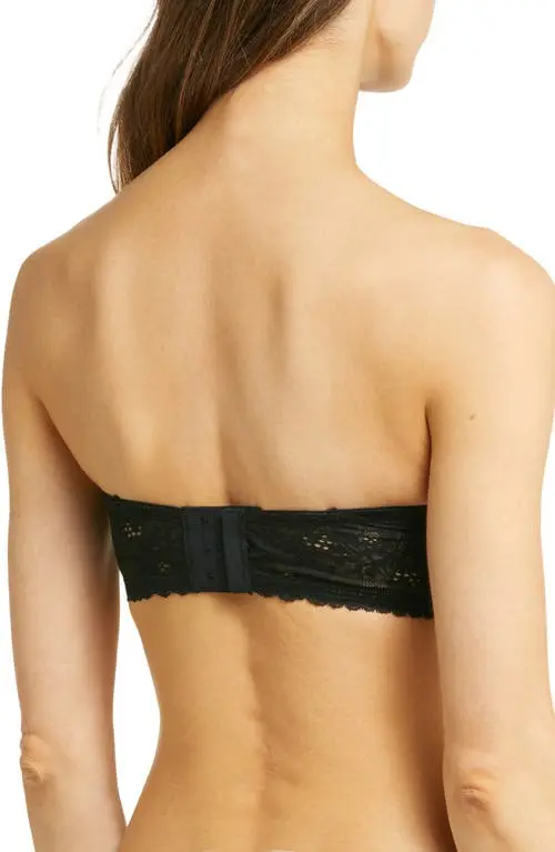 Natori Adapt Smooth Bandeau Strapless Bra - Black