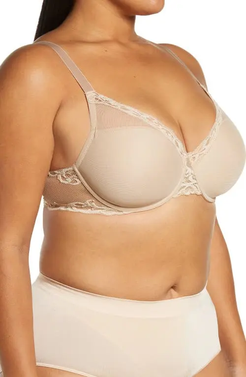 Natori Feathers Full Figure Underwire Bra - Cafe