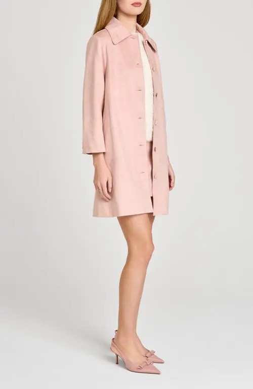 WAYF Madeline Faux Suede Coat
