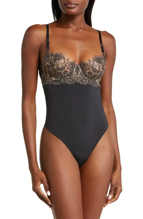 SKARLETT BLUE Entice Lace Cup Underwire Teddy