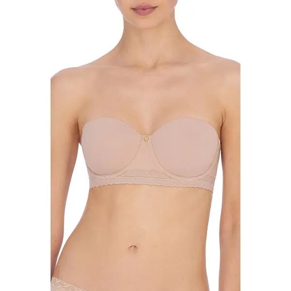 Natori Truly Smooth Longline Strapless Bra - Cafe