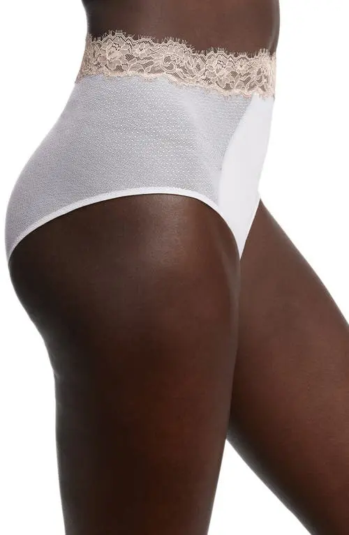 SKARLETT BLUE Entice High Waist Brief - White/nylon