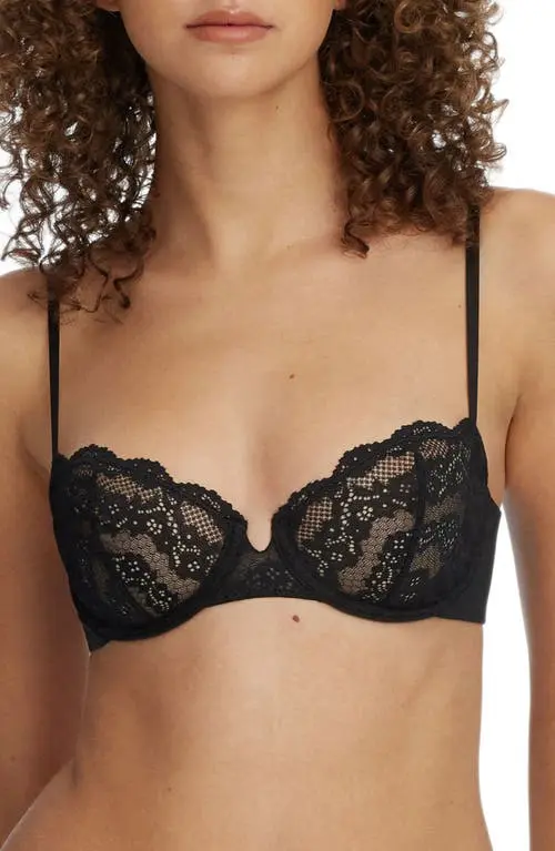 SKARLETT BLUE Impress Balconette Underwire Bra - Black