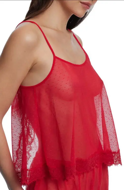 SKARLETT BLUE Entice Lace Cami - Bright Cherry