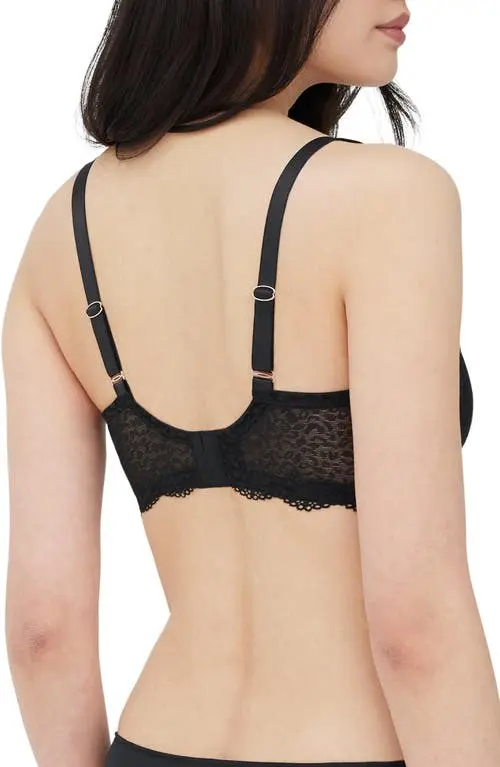 SKARLETT BLUE Rouse Full Coverage Lace Balconette Bra - Black