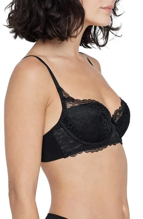 SKARLETT BLUE Minx Underwire Balconette T-shirt Bra - Black