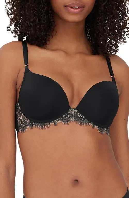 SKARLETT BLUE Entice Push-up Bra - Black/nylon