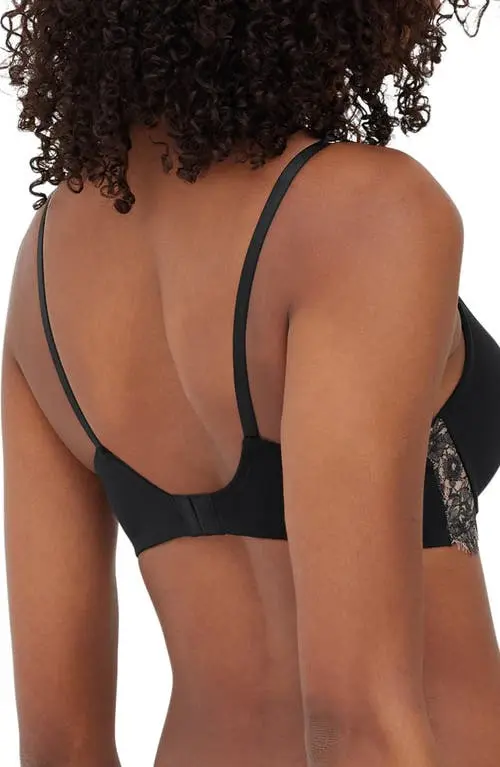 SKARLETT BLUE Entice Lace Push-up Bra - Black/nylon