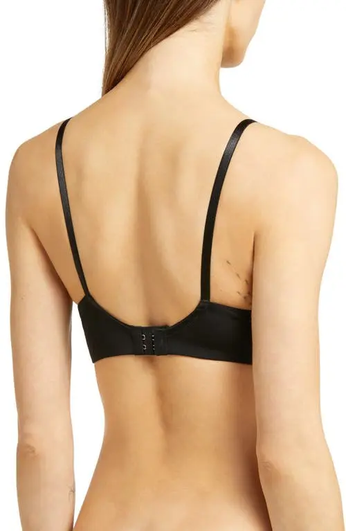 SKARLETT BLUE Entice Lace Push-up Bra - Black/nylon