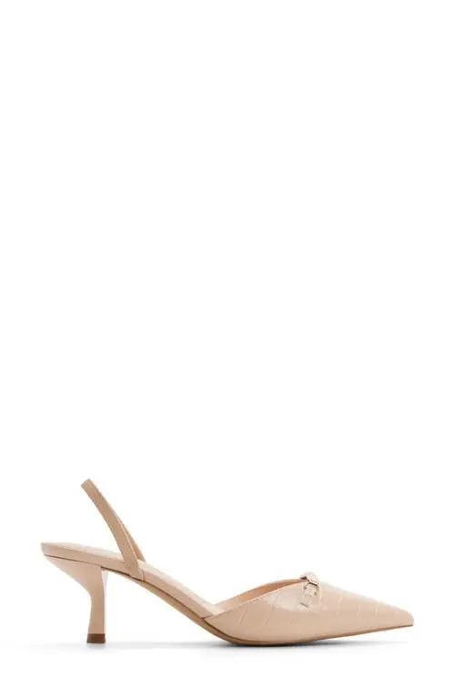 Aldo Lianya Slingback Pointed Toe Pump - Open Orange