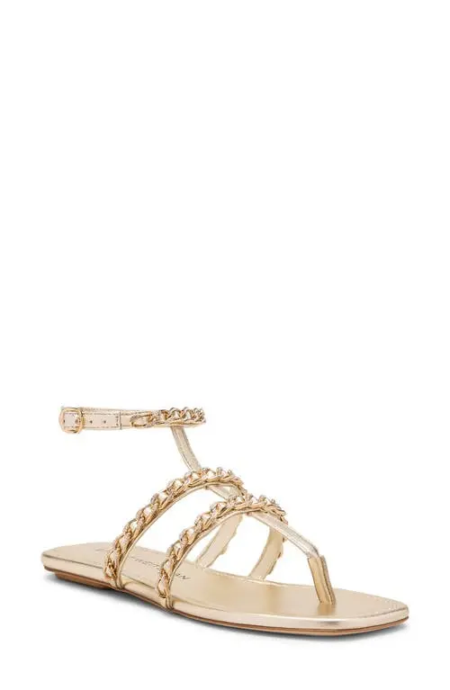 STUART WEITZMAN Soluxe Crystal Sandal - Platino