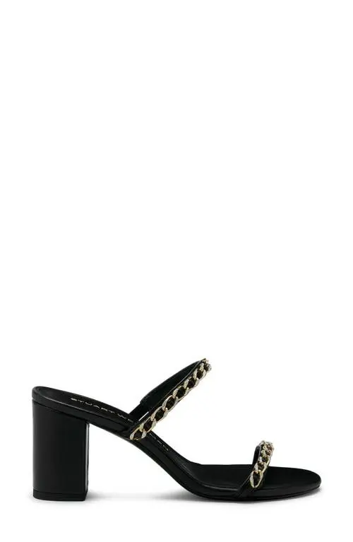 STUART WEITZMAN Soluxe Crystal Slide 75 - Black