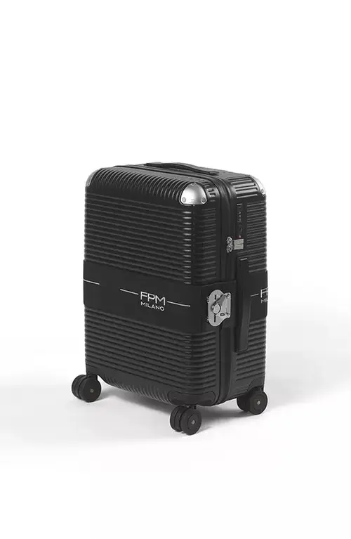 FPM MILANO Bank Zip Deluxe Spinner 55s Suitcase - Eclipse Black