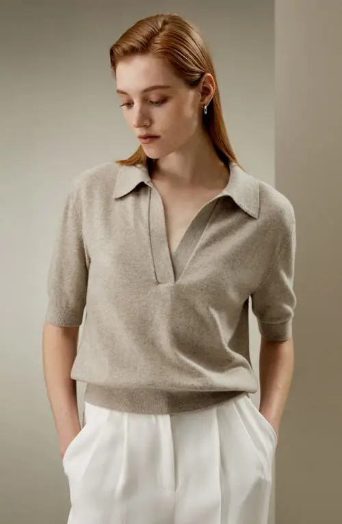 Lilysilk Ultrafine Merino Wool Polo