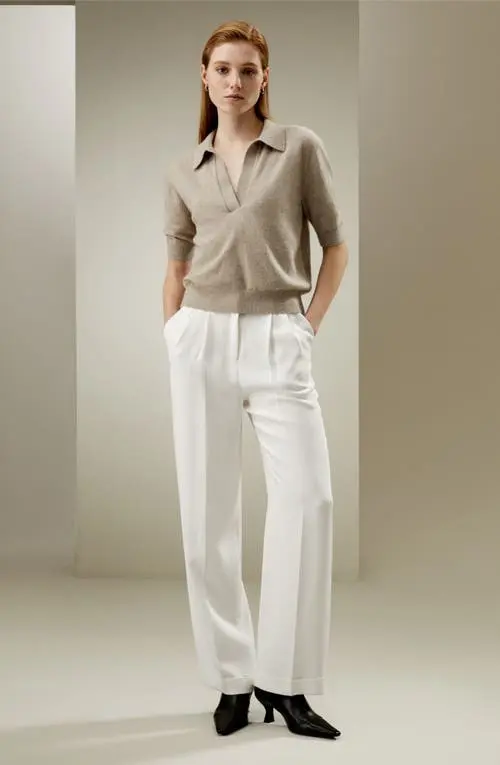Lilysilk Ultrafine Merino Wool Polo