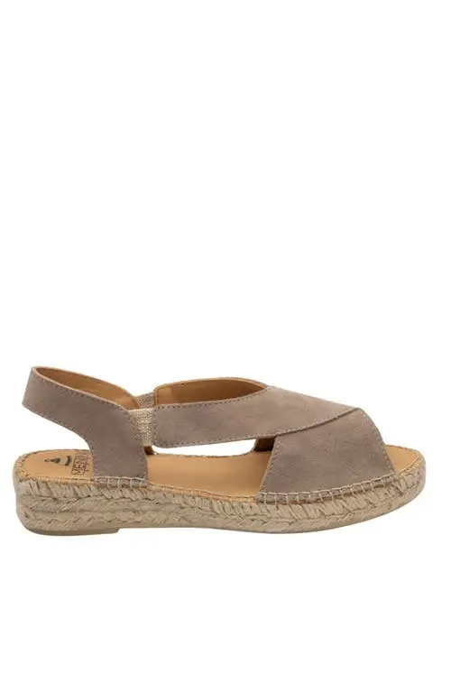 MENINA STEP Hampton Espadrille Sandal - Taupe