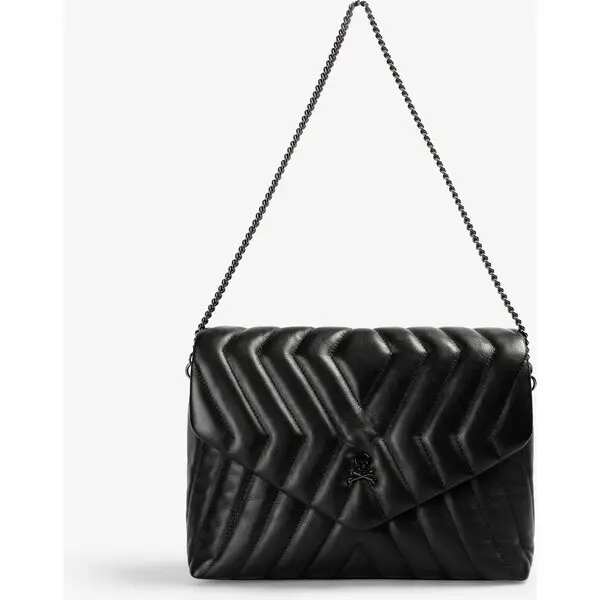 SCALPERS Quilted Leather Shoulder Bag