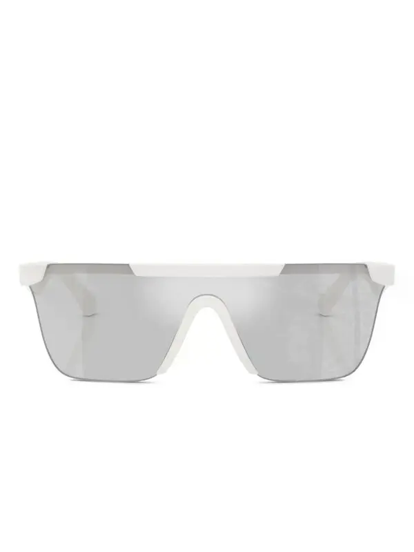 Burberry Shield-frame Sunglasses - White