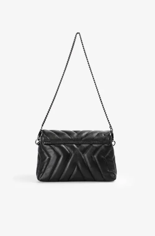 SCALPERS Quilted Leather Mini Bag