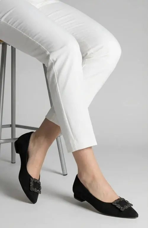 MENINA STEP Tiara Noir Flat - Black