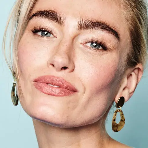 TOOLALLY Pebble Drop Earrings - White Tortoiseshell