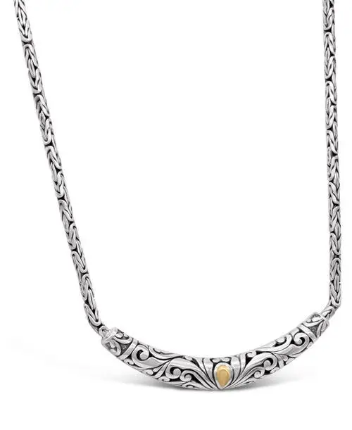 DEVATA Bali Filigree Borobudur Chain Necklace