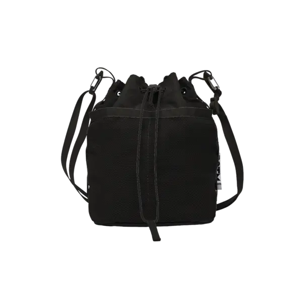 BABOON TO THE MOON Drawstring Crossbody Pouch - Black
