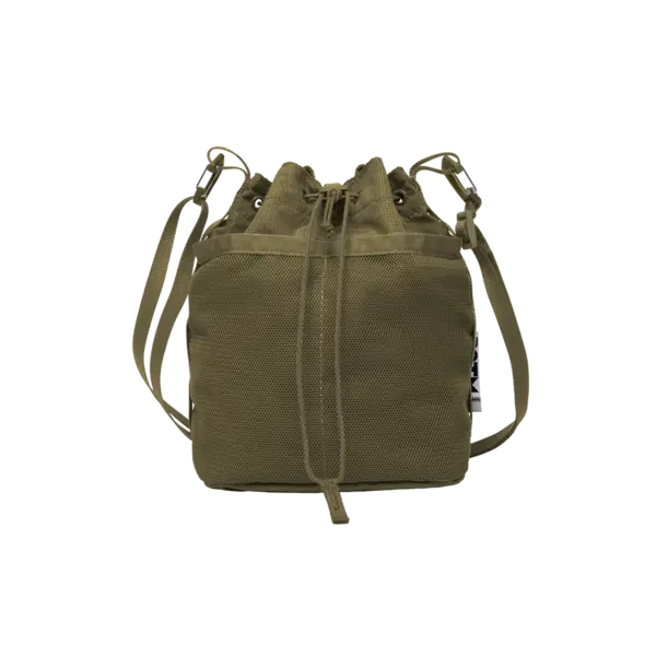 BABOON TO THE MOON Drawstring Crossbody Pouch - Olive