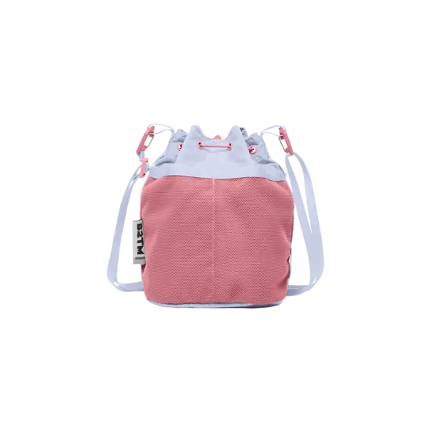 BABOON TO THE MOON Drawstring Crossbody Pouch - Stream