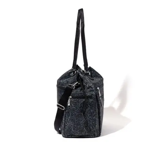 BAGGALLINI Drawstring Crossbody Bucket Bag
