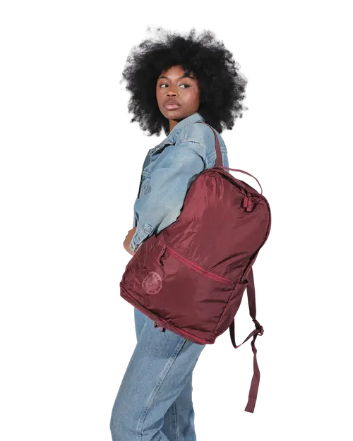 BABOON TO THE MOON Packable Backpack - Black Cherry