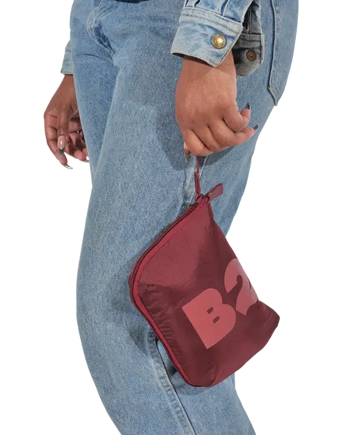 BABOON TO THE MOON Packable Backpack - Black Cherry