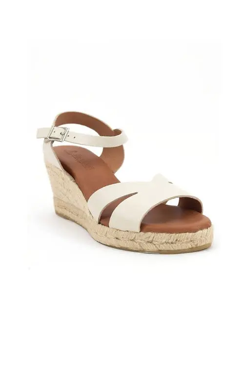 MENINA STEP Martell V-strap Espadrille - Cream