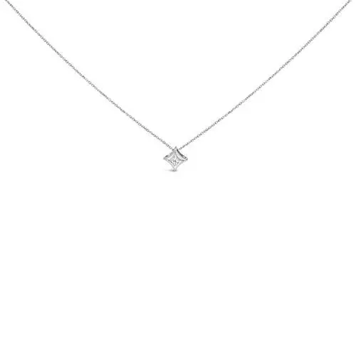 HAUS OF BRILLIANCE 10k Gold Diamond Pendant Necklace - White