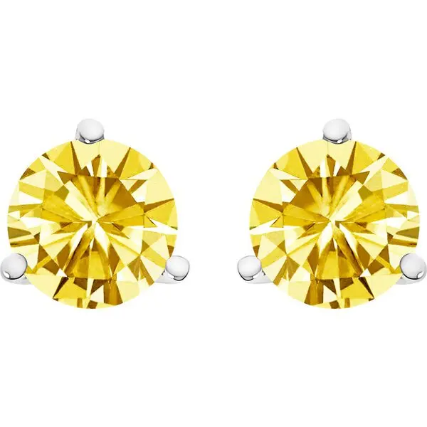 HAUS OF BRILLIANCE 14k Gold 1.0 Cttw Lab Grown Diamond Stud Earrings - White