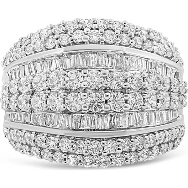 HAUS OF BRILLIANCE 2.00 Cttw Diamond Cluster Ring - White
