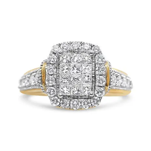 HAUS OF BRILLIANCE 14k Gold 1.00 Cttw Diamond Ring - Yellow