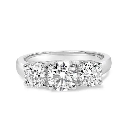 HAUS OF BRILLIANCE 14k Gold 2.00 Cttw Lab Grown Diamond Ring - White